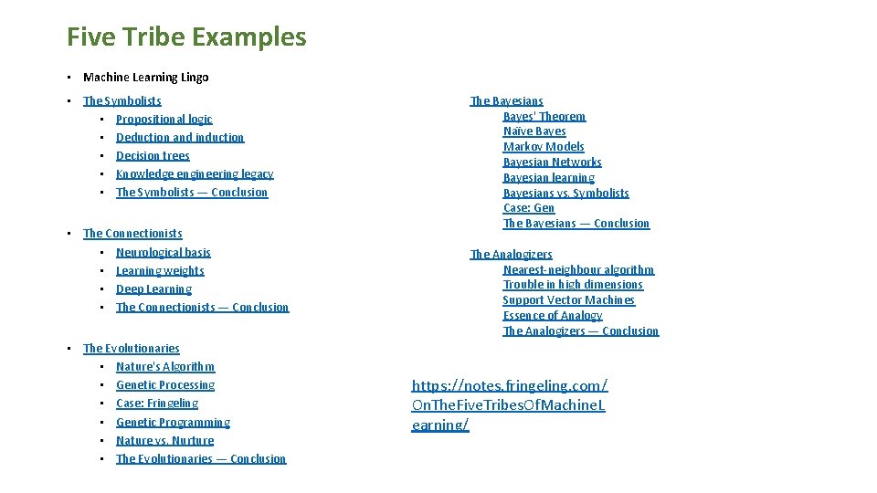 5 Tribes of AI https medium com42 aithe5