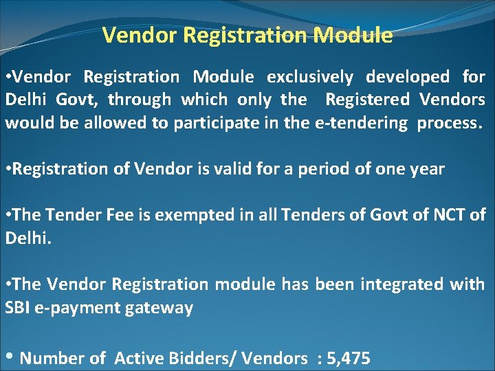 Implementation of NIC Eprocurement System Gep NIC in