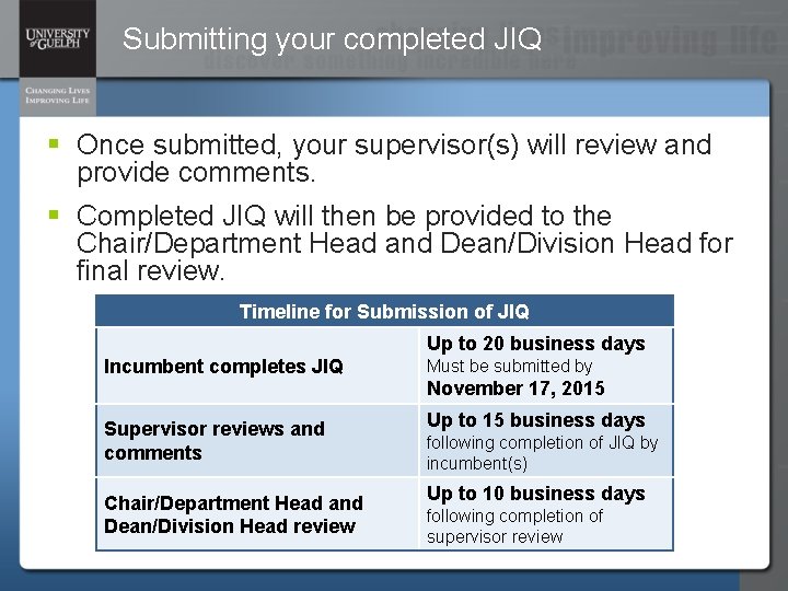 University of Guelph and USW Local 4120 Joint