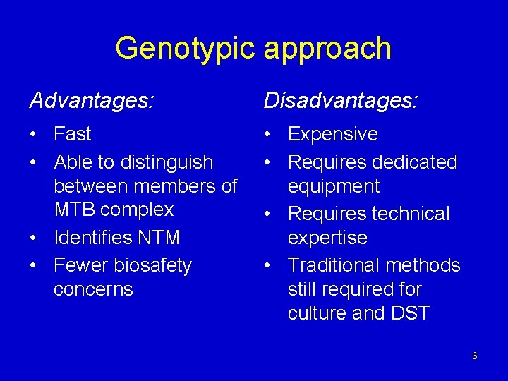 Module 8 Identification of M tuberculosis 1 Learning