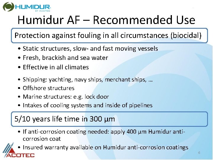 Presentation October 2015 1 Introduction q ACOTECs headquarters