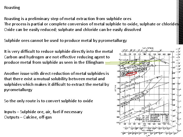 Charge calculations in pyrometallurgical processes Charge calculations are