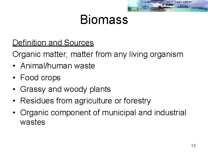 Biomass To Energy Potential On St Kitts Nevis