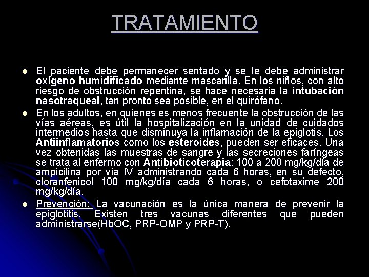 SINDROME OBSTRUCTIVO O DISNEICO LARINGEO AGUDO Y DISFONICO