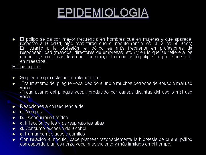 SINDROME OBSTRUCTIVO O DISNEICO LARINGEO AGUDO Y DISFONICO
