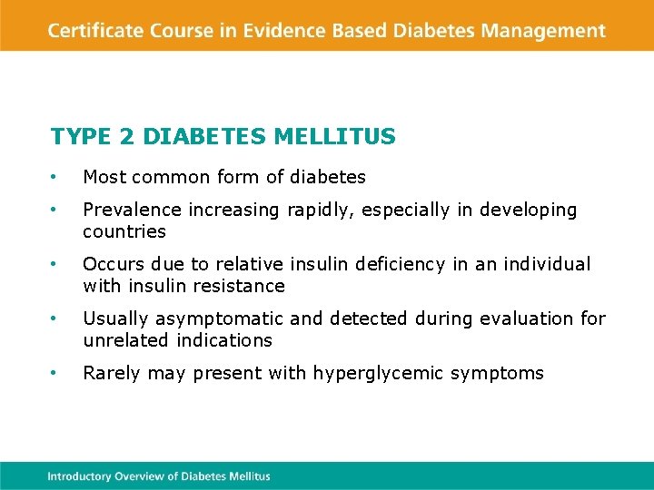 INTRODUCTION TO DIABETES MELLITUS BASIC CONCEPTS WHAT IS