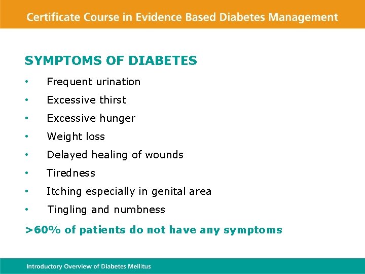 INTRODUCTION TO DIABETES MELLITUS BASIC CONCEPTS WHAT IS