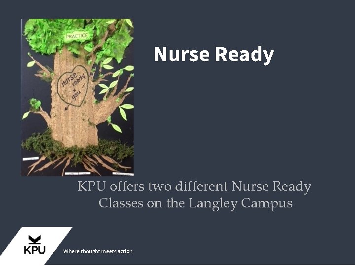 Nurse Ready KPU offers two different Nurse Ready