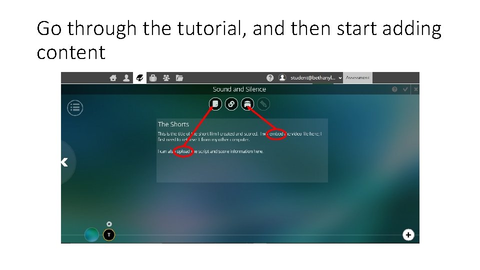 How to develop a presentation portfolio in Foliotek