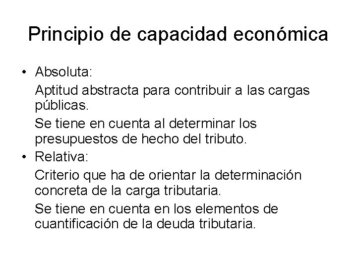 Los lmites constitucionales al poder tributario Tema segundo
