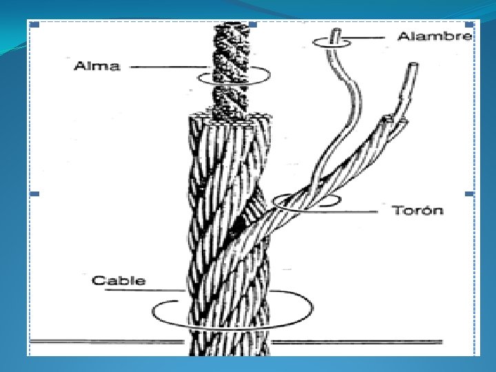 Cables de Acero Los cables son elementos flexibles