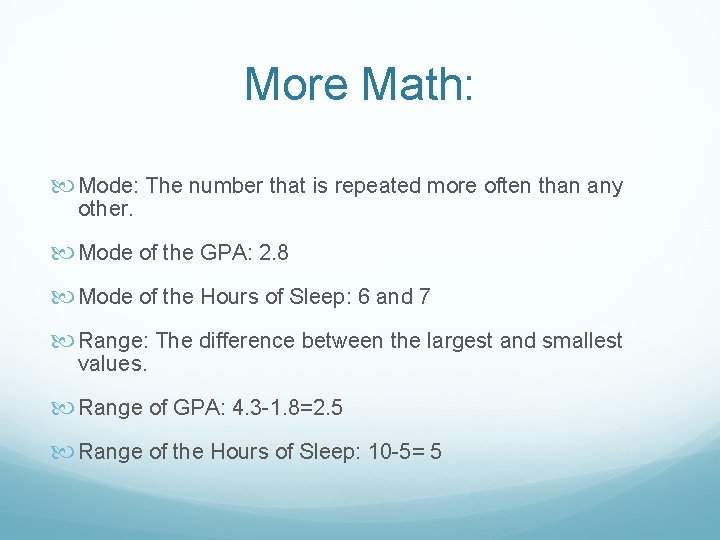 GPA vs Hours of Sleep By Allison Wilson