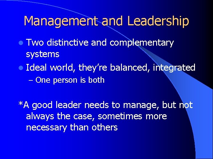 Leadership Motivation 416 Dr Kostelis Objectives l Examine