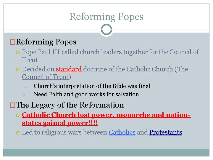 Chapter 17 1300 1600 European Renaissance and Reformation