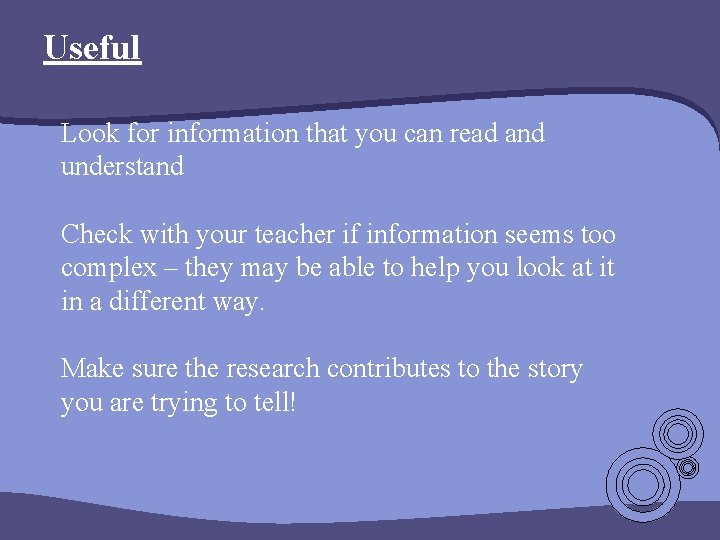 Where does information come from What does it