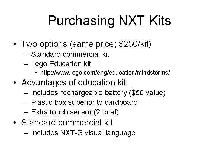 Using Lego Mindstorms NXT in the Classroom Gabriel