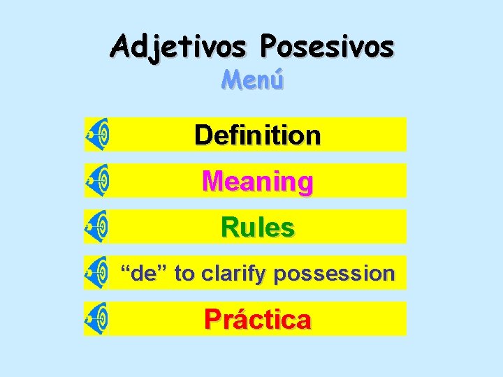 Por Sra Abeille Adjetivos Posesivos Men Definition Meaning