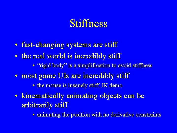 Four Five Physics Simulators for a Human Body