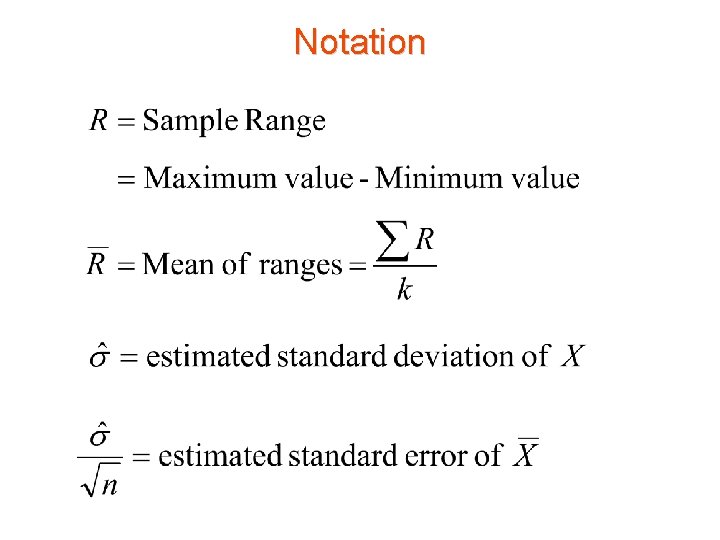 Chapter 6 Part 3 Xbar and R Control