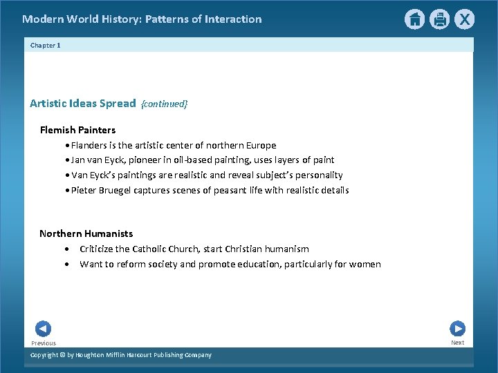 Modern World History Patterns of Interaction Chapter 1