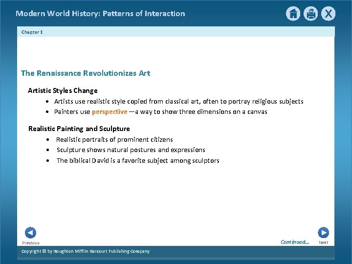 Modern World History Patterns of Interaction Chapter 1