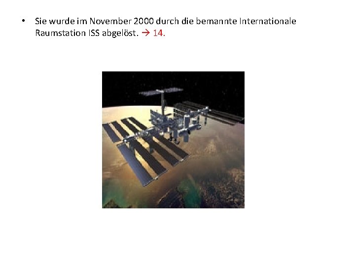 Die Geschichte der Raumfahrt Von Anna Vogl Gliederung
