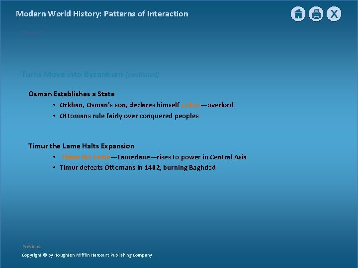 Modern World History Patterns of Interaction Chapter 2
