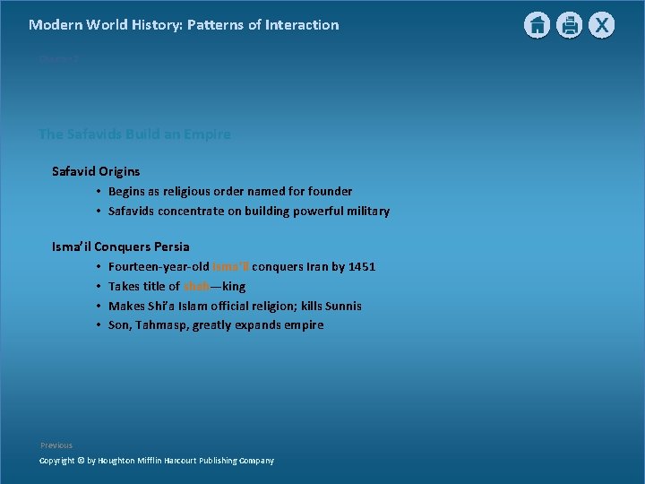 Modern World History Patterns of Interaction Chapter 2
