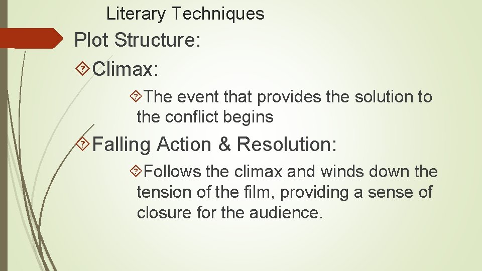 Plot Structure Cinematic vs Dramatic Study of Film