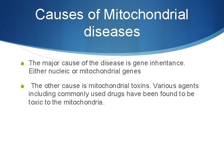 Mitochondrial Disease its Anesthetic Considerations Stephen Okoth BSN