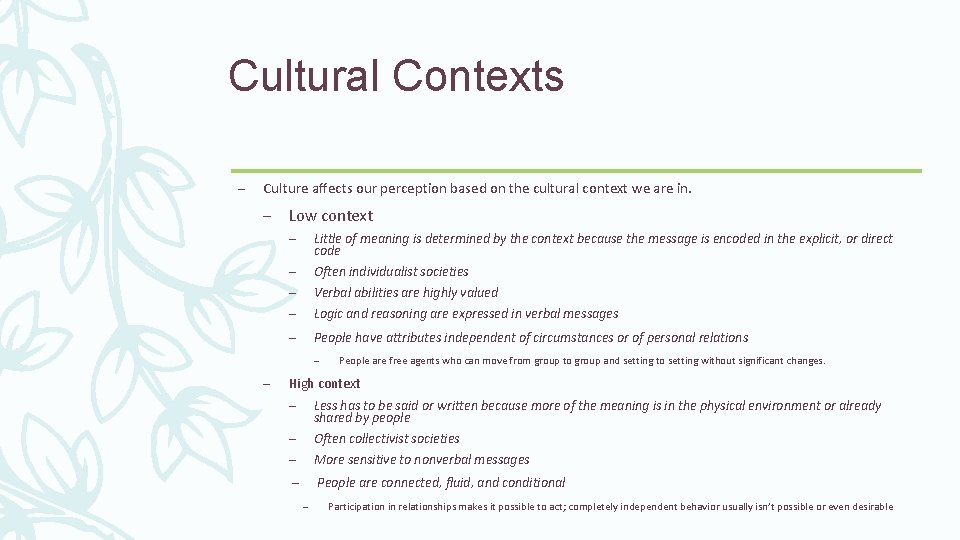 Understanding Culture Understanding Students International Student ...