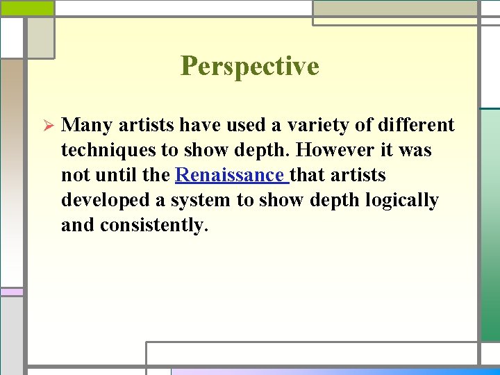 Perspective Drawing TwoPoint Perspective Perspective During the Renaissance
