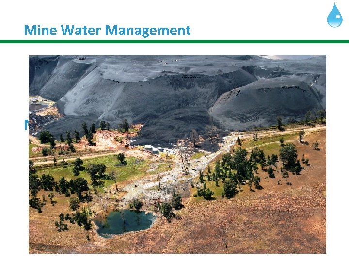 Emerging Miners Workshop on Water Management 4 October