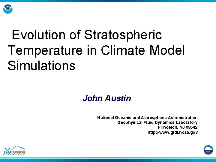 Evolution of Stratospheric Temperature in Climate Model Simulations