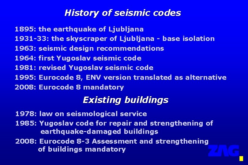 ASSESSMENT OF DAMAGE AND USABILITY OF EARTHQUAKEDAMAGED BUILDINGS