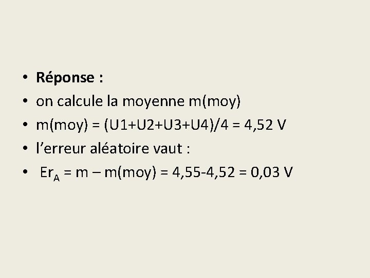 I mesure et erreurs de mesure 1 le