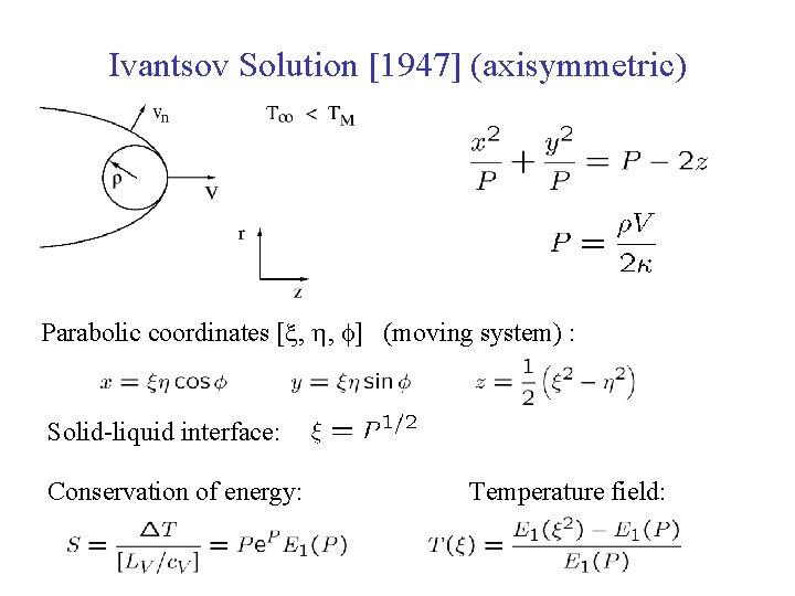 Analytic Solution of NonAxisymmetric Isothermal Dendrites G B