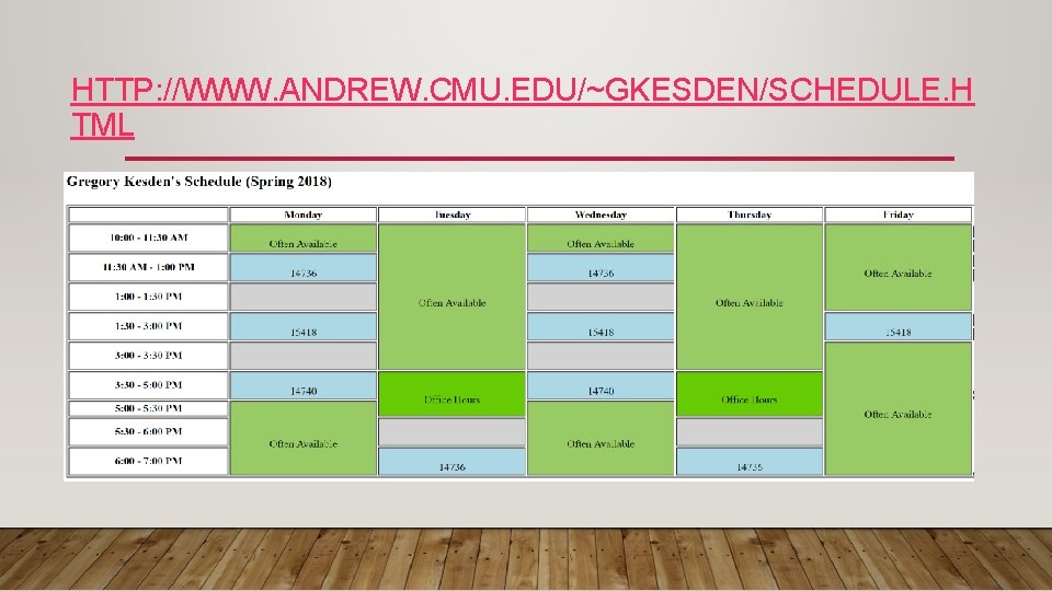 14 736 DISTRIBUTED SYSTEMS SPRING 2018 KESDEN COURSE