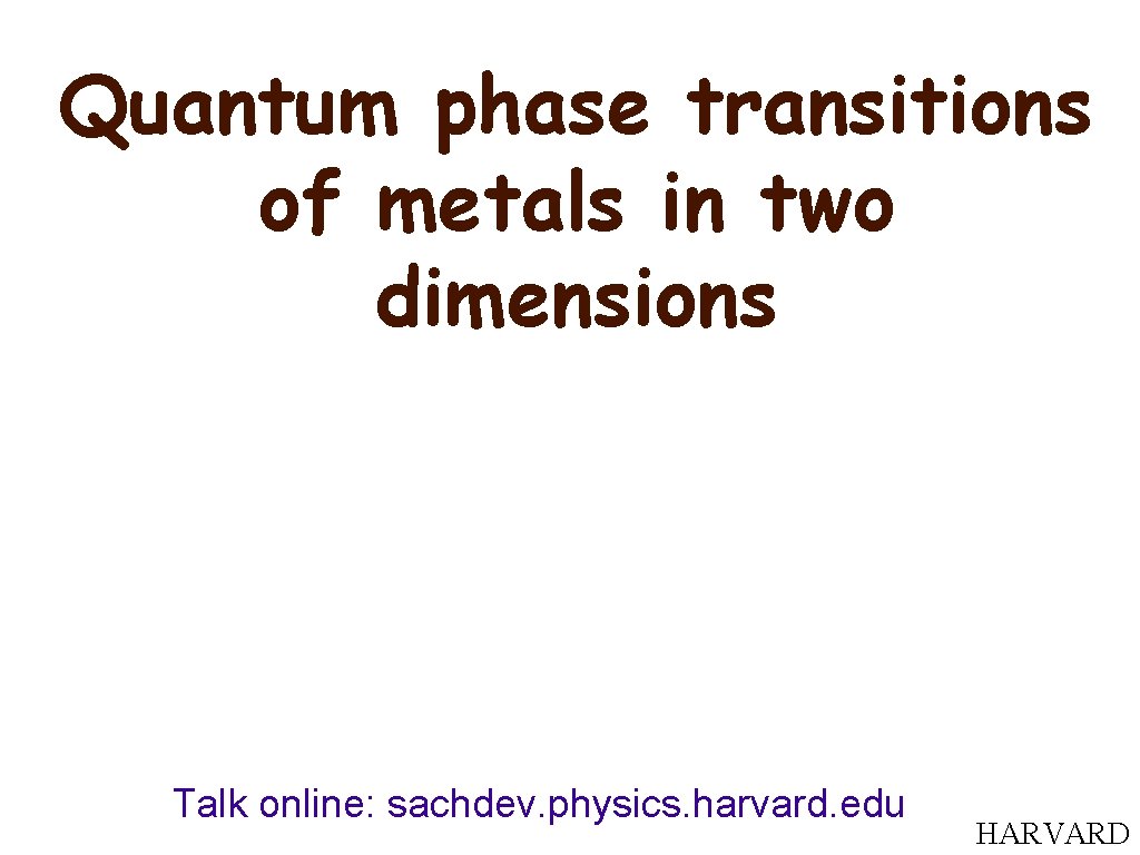 Quantum phase transitions of metals in two dimensions