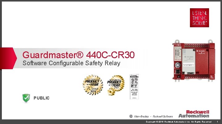 Guardmaster 440 CCR 30 Software Configurable Safety Relay