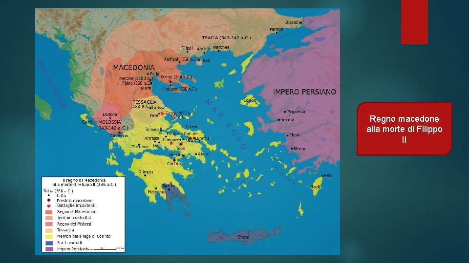 Ascesa della Macedonia Alessandro Magno CORSO DI STORIA