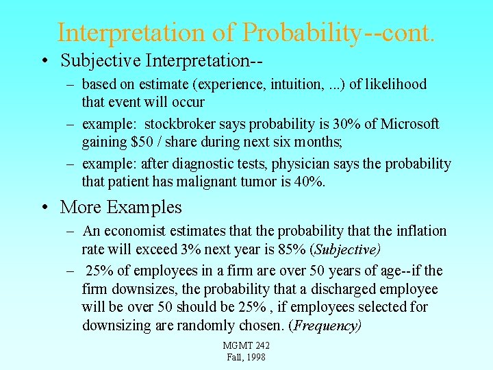 Probability Essentials Chapter 3 A pinch of probably
