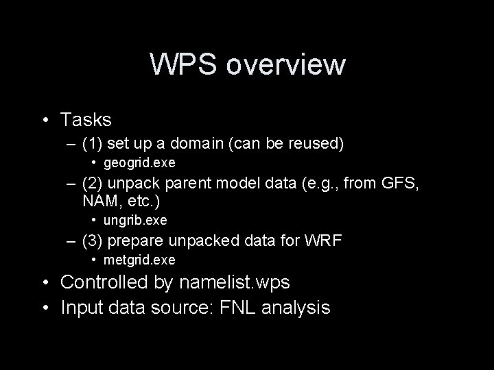 WRF Tutorial For Version 3 0 1 1