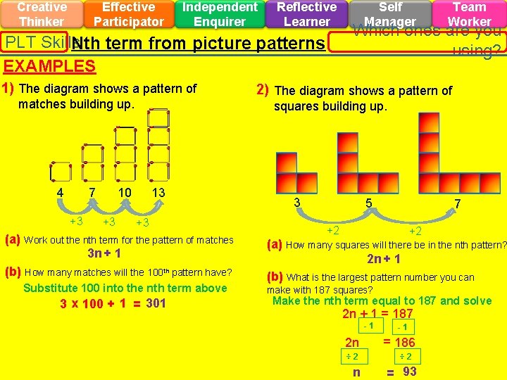 Creative Thinker Effective Participator Independent Enquirer Reflective ...