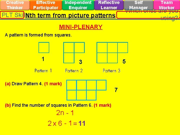 Creative Thinker Effective Participator Independent Enquirer Reflective ...