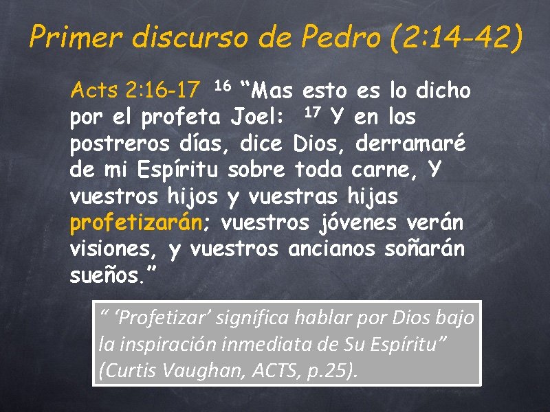 El Libro de Hechos Captulos 2 Escuela Dominical