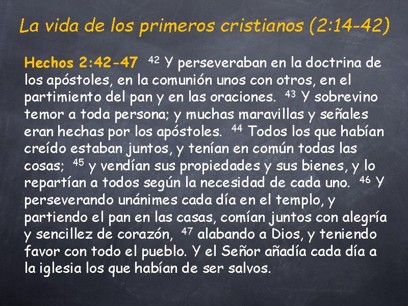 El Libro de Hechos Captulos 2 Escuela Dominical