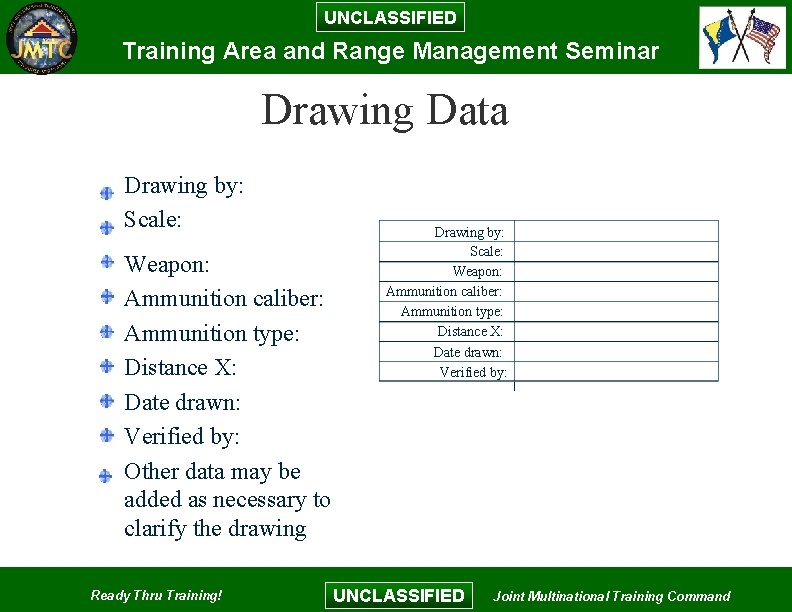 UNCLASSIFIED Training Area and Range Management Seminar AR