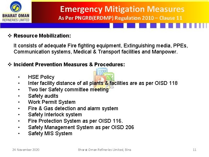 BORL ERDMP Effective Approach In Planning Stage 24