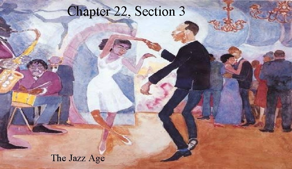 Chapter 22 Section 3 The Jazz Age Popular